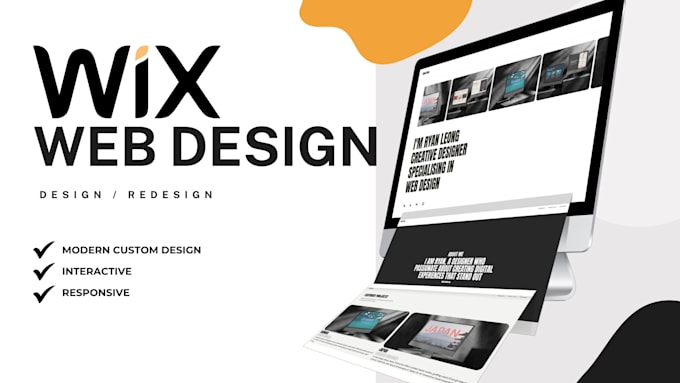 Design a interactive and modern website using wix by Ryan_leong1 | Fiverr