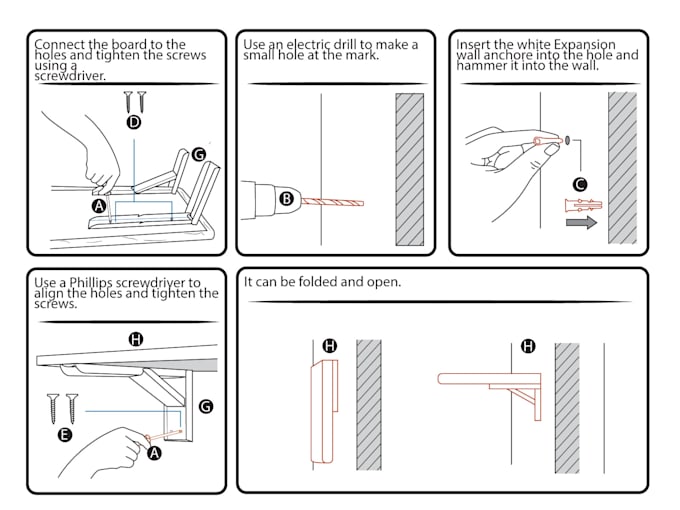 Create vector line art, instruction manual and user guide by ...