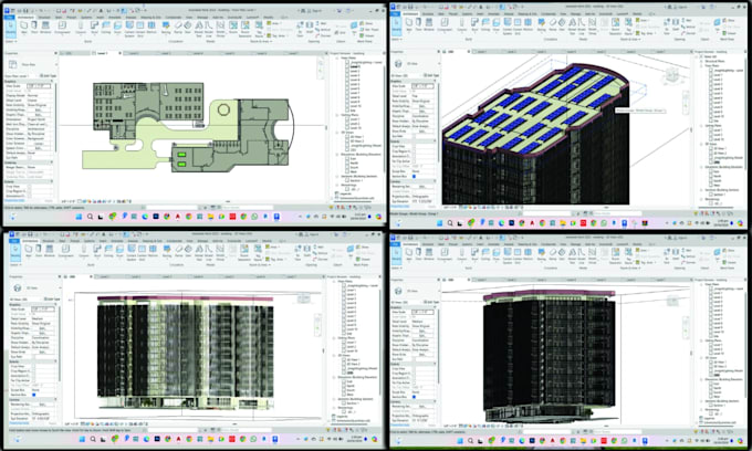 Create revit 3d model, sheets, family, legends, tags and annotations ...