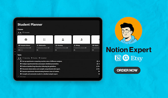 Build custom notion template that suits your needs by Zeidhad | Fiverr