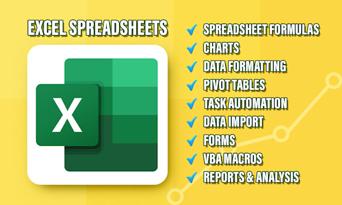 Do custom excel spreadsheets and data analysis by Mardin_marcin | Fiverr Do custom excel spreadsheets and data analysis by Mardin_marcin | Fiverr