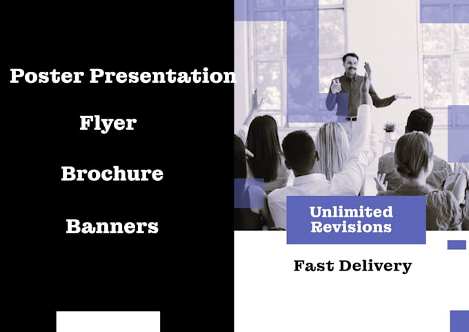 Create poster presentations, flyer, brochure and banner by ...
