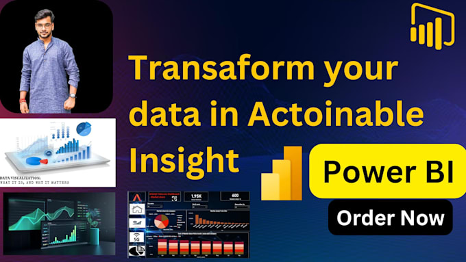 Transform your data into insight with power bi by Arkabanerjeeaer | Fiverr