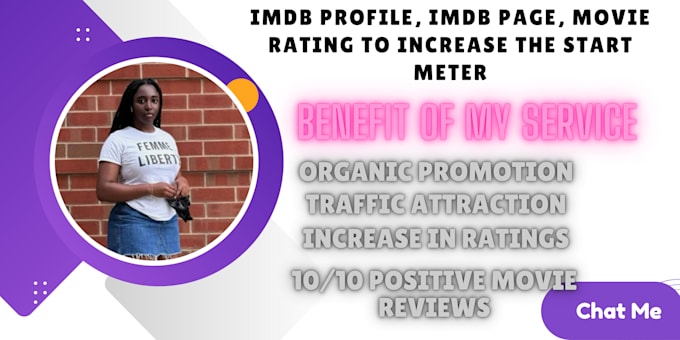 Promote imdb profile,improve your starmeter,tmdb,pages,tv,marketing,top ...