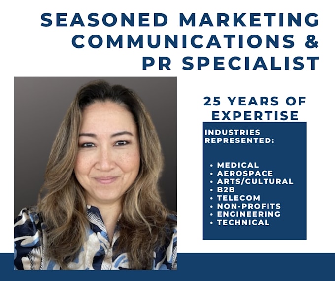 Provide expert marketing communications and pr services for your ...