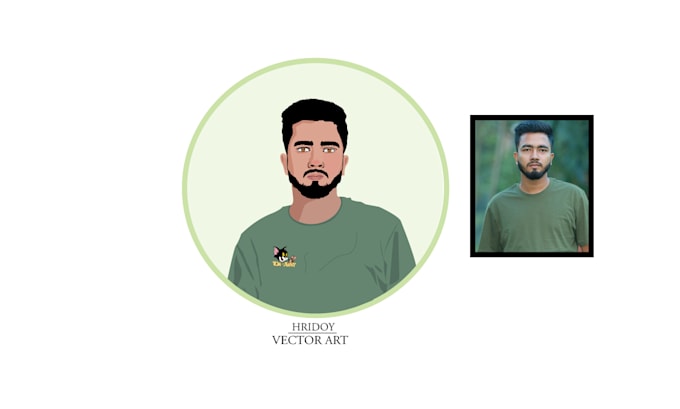 Draw the vector art ,cartoon character and portrait by Hrid0y_designer ...