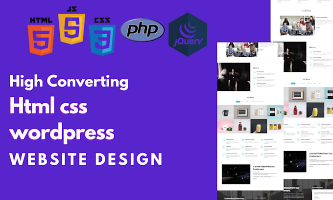 Make Html Css Bootstrap Tailwind Css React And Wordpress Responsive Websites By Tania054 Fiverr