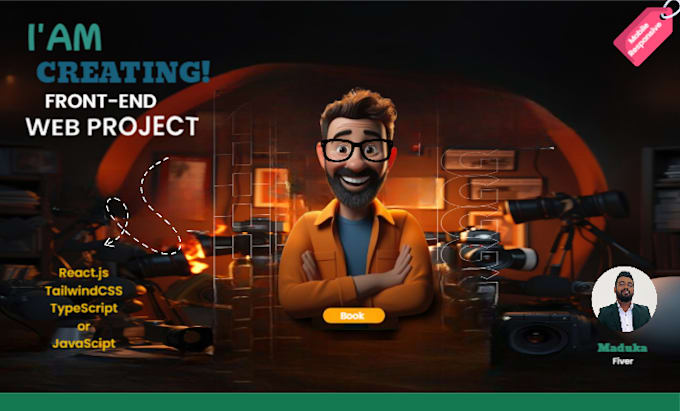 Create react frontend with tailwind css and typescript or javascript by Madukahasant434 | Fiverr