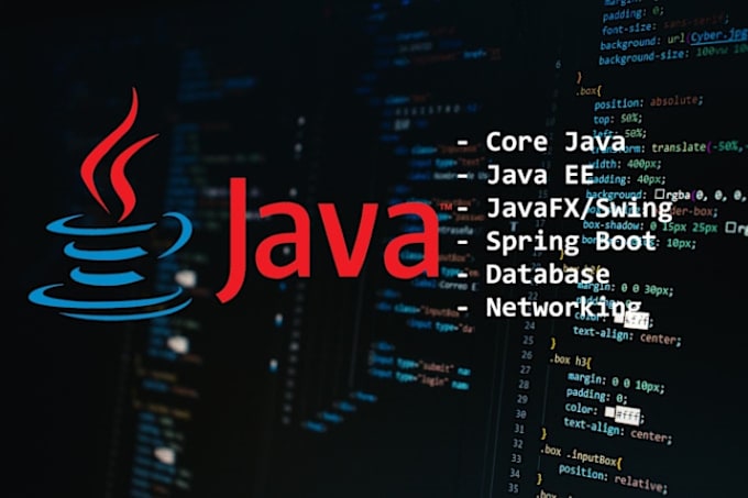 Help you in java,java swing,javafx ,java programming in netbeans,bluej ...