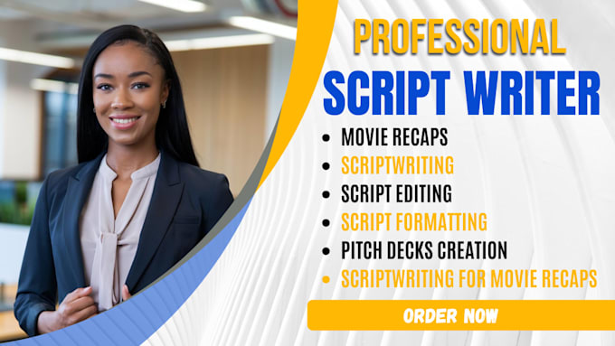 Be your screenplay, industry format, scriptwriting feature film, movie ...