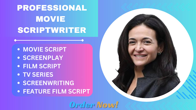 Ghostwrite movie script screenplay script writing feature film script tv series by Ava_mar | Fiverr