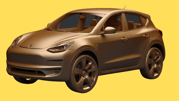 Create any 3d car modelling, realistic rendering, military vehicle ...