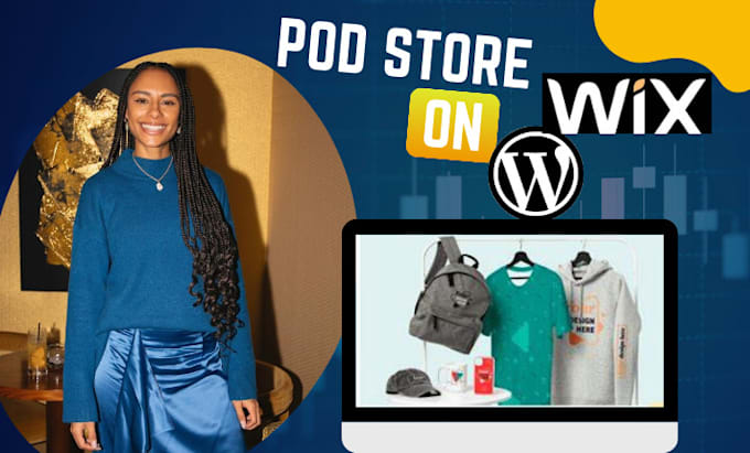 Setup wix wordpress pod ecommerce website dropshipping store product ...