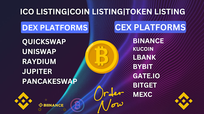 Do ico token listing, solana memecoin, nft, presale coin website on dex and cex by Joyce ...
