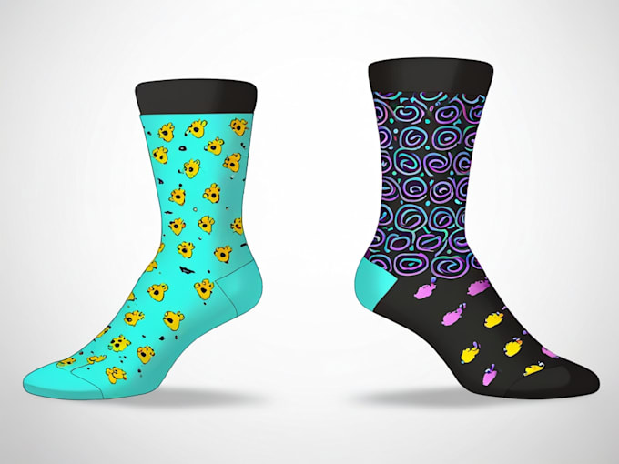 Design a custom unique socks design by Tanamis_rorise | Fiverr