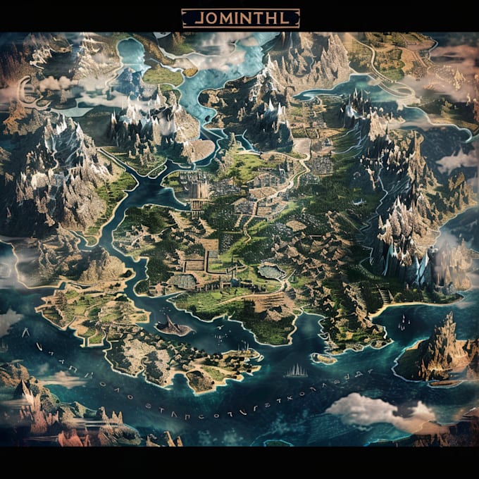 Do your fantasy maps for your dnd style by Anurgos82 | Fiverr