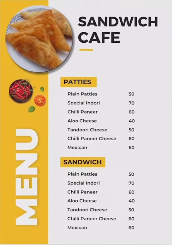 Make a blowing scan of cafe menu card by Vivekjodiya | Fiverr