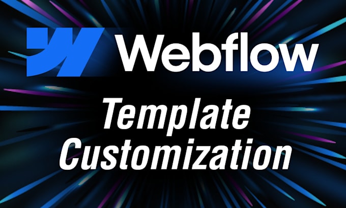 Do webflow template customization by Anbyby | Fiverr