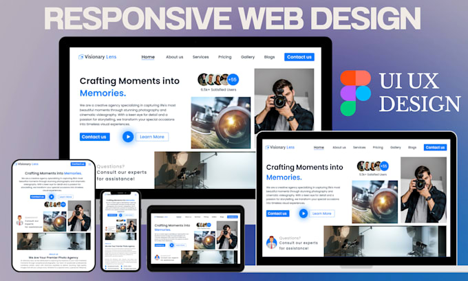 Redesign website template, web ui redesign, responsive ui and homepage ...