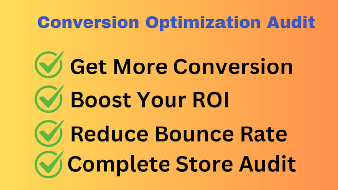 Do a detailed cro audit to increase the conversion rate by Farhan_cro ...