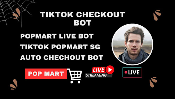Build tiktok livestreaming bot, tiktok buying bot, tiktok live bot ...