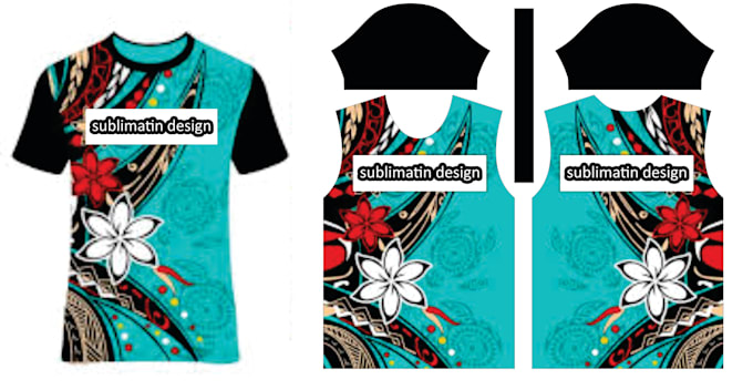 Do sublimation design,mocke up,logo tracing, business flyer, pattern ...