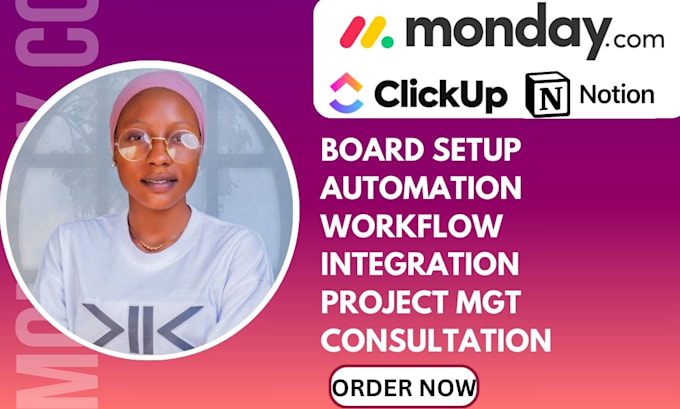 Setup Monday Crm Project Management Clickup Monday Com Notion Monday Expert By Funmilola 001