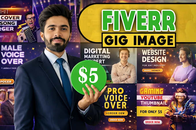 Design clickable gig picture fiverr gig image and gig cover by ...