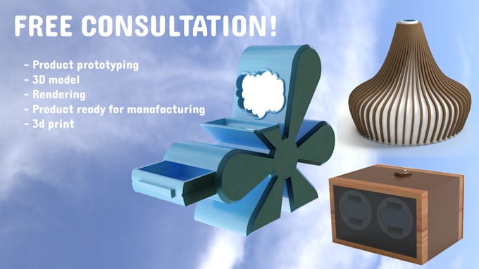 Create prototype 3d model using cad by Norwegian3d | Fiverr