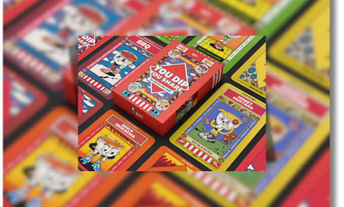 Illustrate card game design card box mockup, design rule book or guide ...