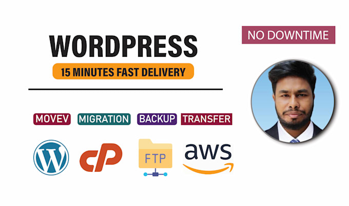Migrate wordpress website and move wordpress within 1 hour by Rhamanab | Fiverr