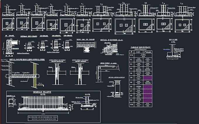 Provide a complete autocad library for structural modeling by Amastroy | Fiverr