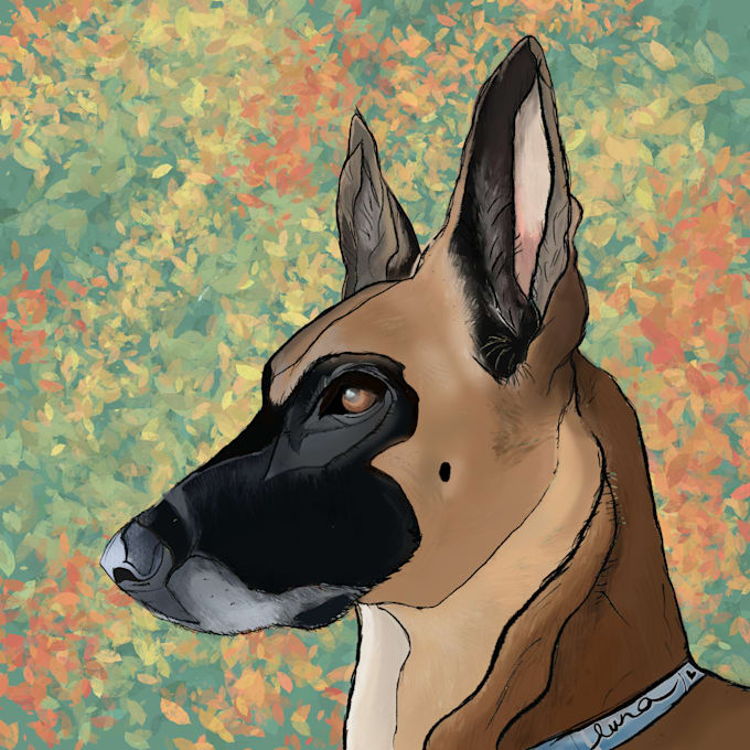 Personalized digital art and portraits of people pets and more by ...