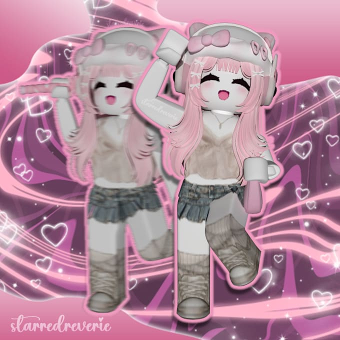 Make you a custom roblox gfx by Starredreverie | Fiverr