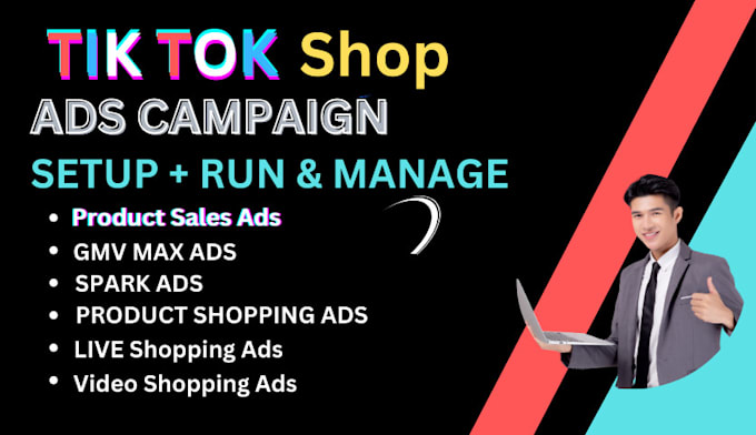Boost your tiktok shop sales with gmv max, spark and product shopping ads by Nishansindhi30 | Fiverr