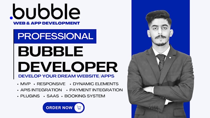 Do bubble mvp, build bubble io website, bubble app, bubble developer for you by M_umair13 | Fiverr
