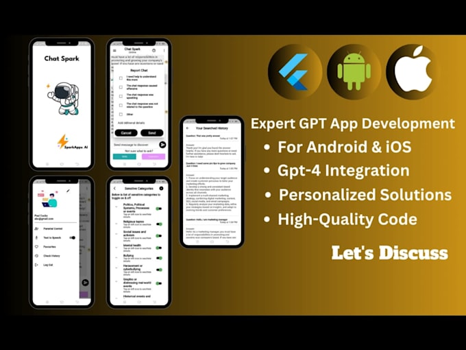 Integrate chatgpt , mobile app web application , ai cold calling, ai agent by Hopey_developer ...