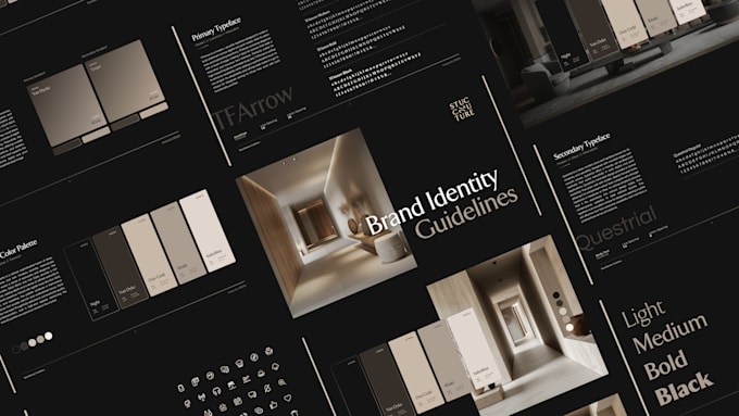 Design a luxury brand identity kit and brand guidelines by Azyrah ...