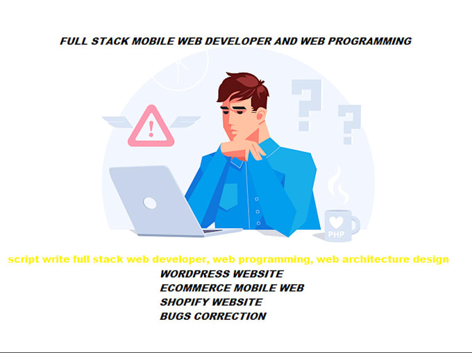 Script write full stack web developer, web programming, web architecture design by Nordstudent ...