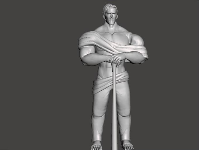 Turn 2d image to 3d sculpt,3d headbust,warhammers 40k mini,sti file,3d ...