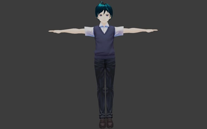 Fix 3d vrm character,genesis8,anime3d,model,rig 3d for ue5,blendshapes ...