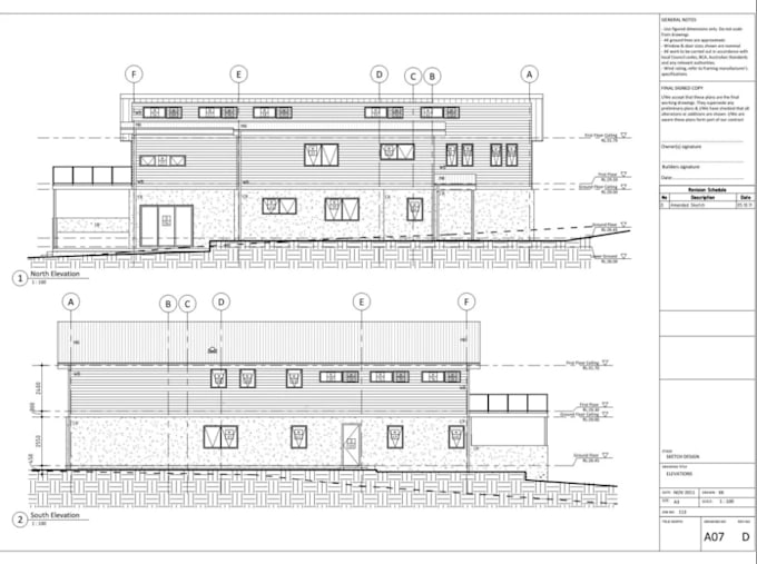 Get autocad floor plan and full set architectural blueprint drawing