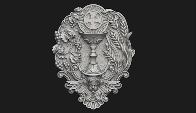 Sculpt 3d medallion model,cnc router engrave bas relief,coin design for ...
