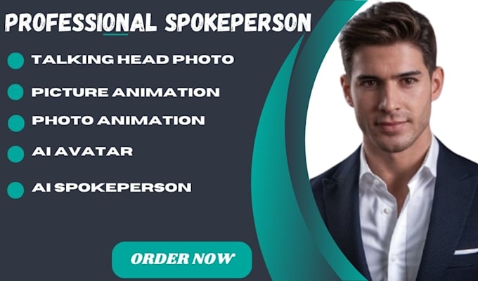 Be your spokeperson talking head photo and picture ai and avatar ...