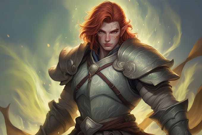 Draw your fantasy dnd character illustration by Tinusfrika | Fiverr
