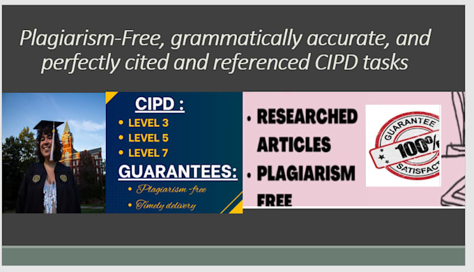 Write impeccable content on cipd level 3, 5 and 7 and design power ...