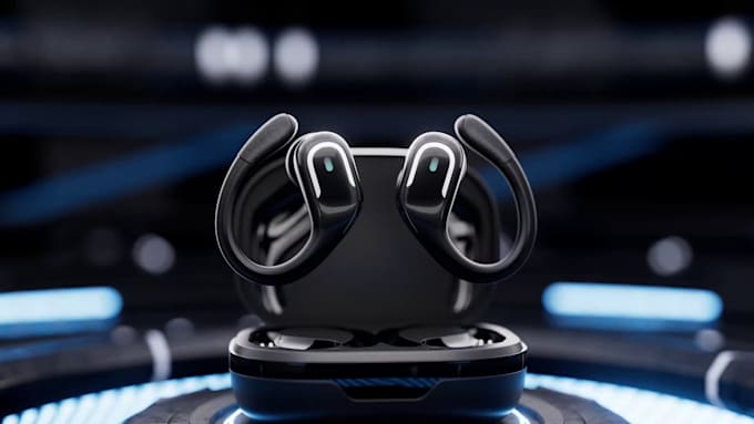 Do 3d video explainer 3d cgi video 3d tech animation 3d earbuds animation by Smileyani | Fiverr