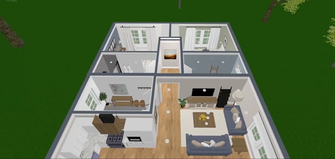 Create home interior, exterior, and 3d render by Amazing_fr | Fiverr