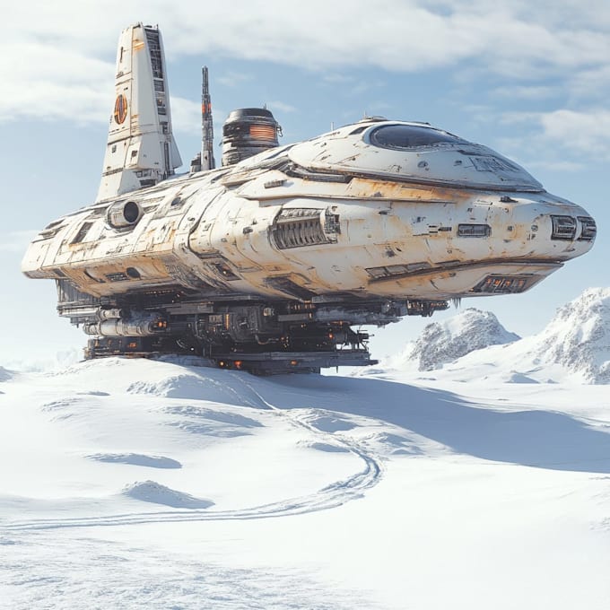 Create spaceships and hard surface sci fi models by Marianianu | Fiverr