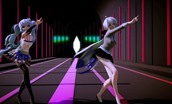 Create or animate mmd pv for your original music, 3d model for vrchat, vtuber by Donald_ib | Fiverr